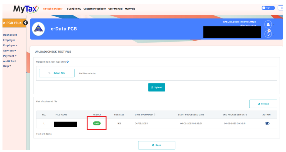 How to Upload TXT File and Make Payment on e-PCB Plus System